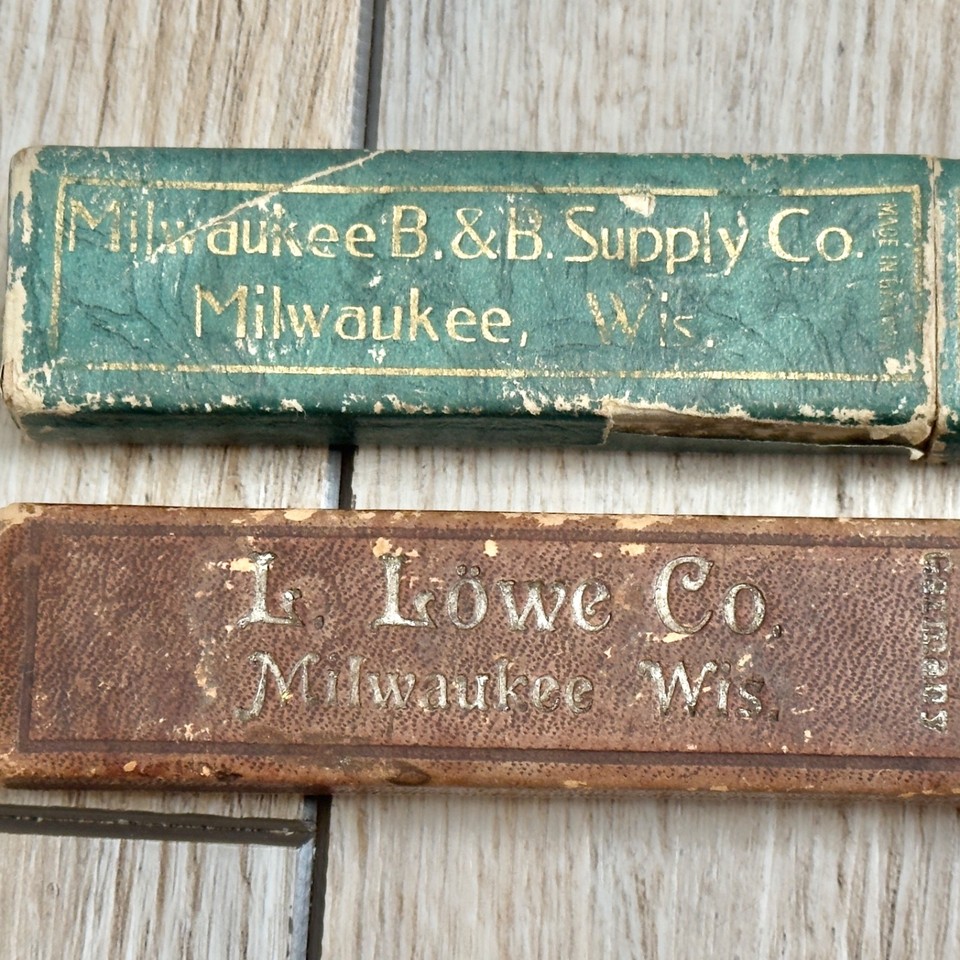Vintage Johnny & Lowes Leader Milwaukee Barber Supply Straight Razor ...