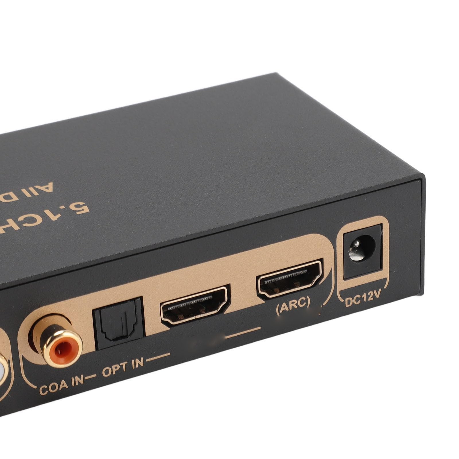 5.1 Channel Surround Sound Decoder, 192Khz 24Bit 4K ARC AC3, DTS, LPCM ...