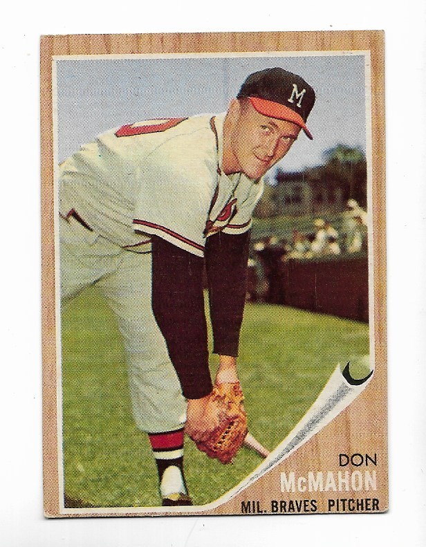 1962 Topps:SCARCE#483 Don McMahon,Braves | eBay