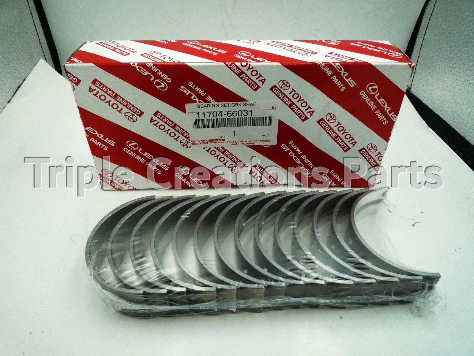 Genuine Toyota Bearing Set 11704-66031 OEM | eBay