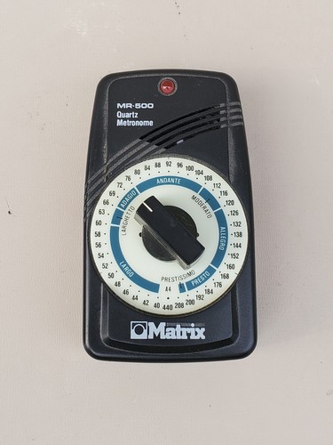 Matrix Mr500 Quartz Metronome w/ Light and Sound | eBay