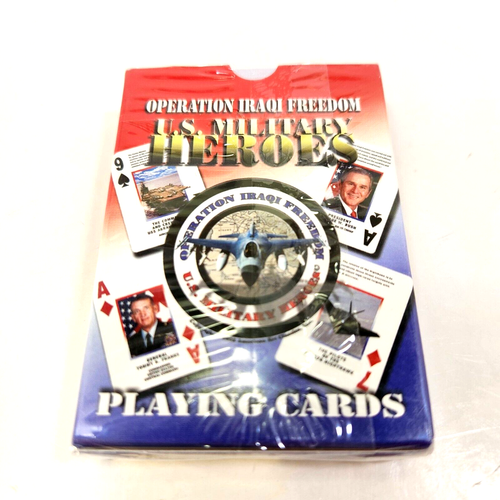 Operations Iraqi Freedom Playing Cards US Military Heroes American ...