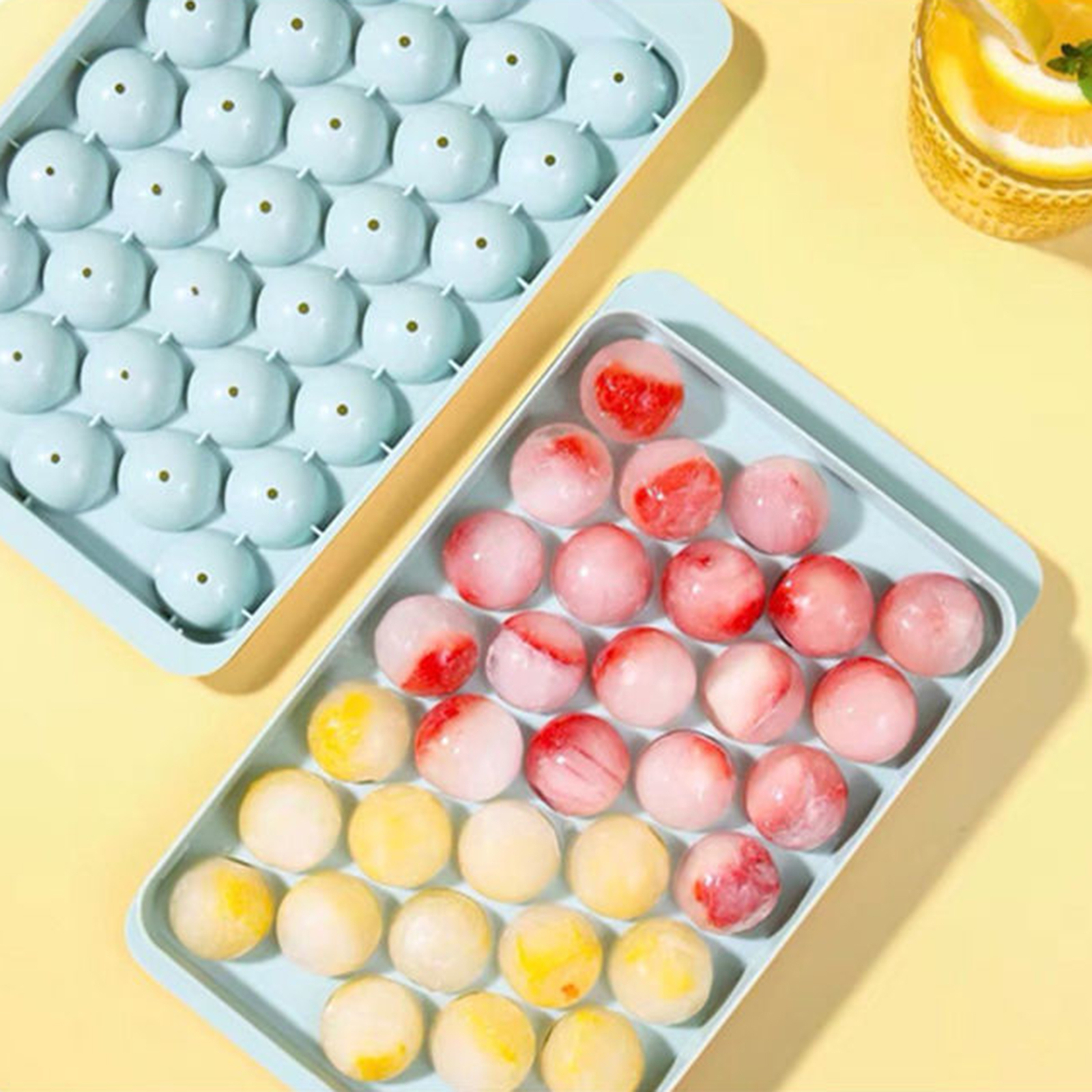 Ice Ball Maker Reusable Diy Refrigerator 3d Round Ice Cube Tray Easy to ...