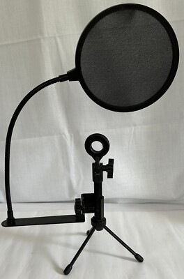 Mic Sound Pop Filter with Foldable Tri-Pod / Slightly Used - Excellent ...