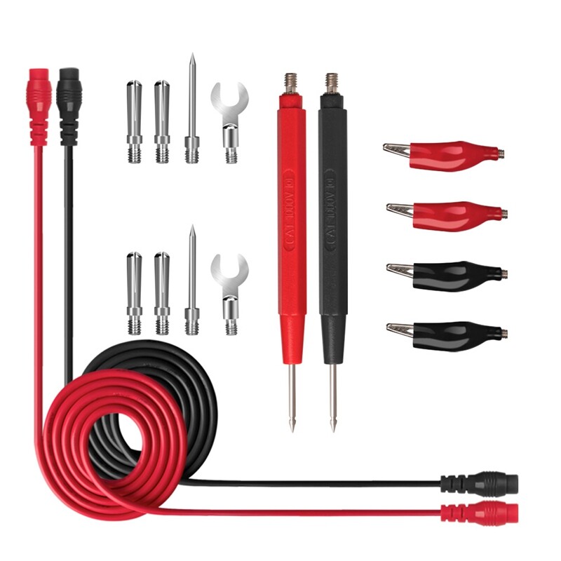 16 pieces multimeter test tip test lines kit replacement test wires ...
