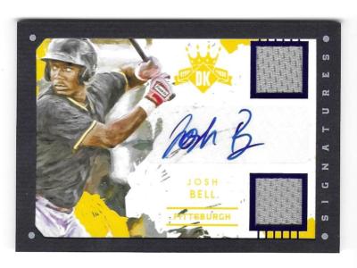 Josh Bell 2016 DIAMOND KINGS JERSEY AUTOGRAPH CARD /25 Pirates ...