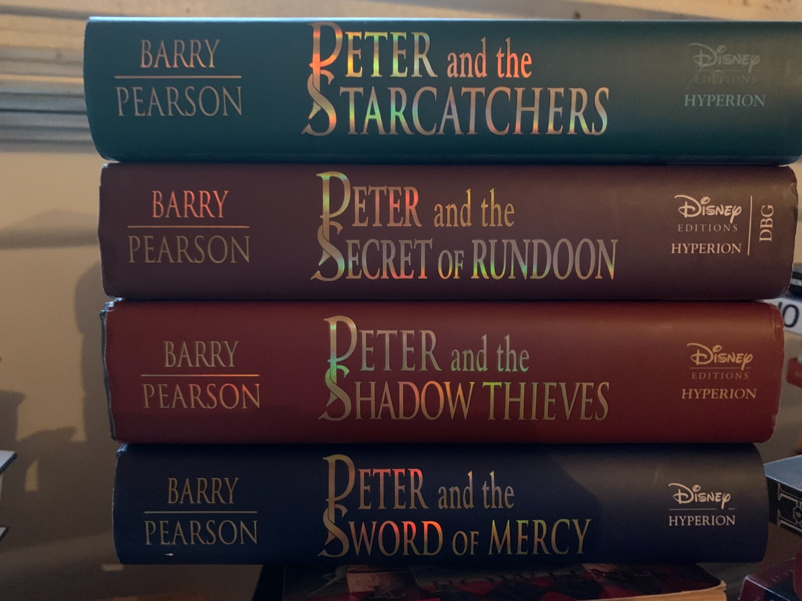 Peter and the Starcatchers Series 1-4 set Shadow Thieves, Rundoon ...
