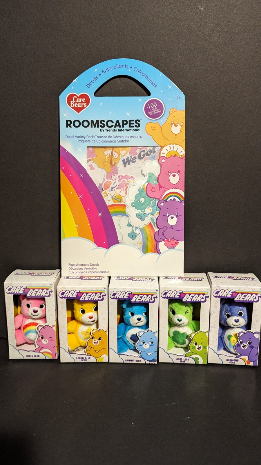 Lot Of 6 - Care Bears Mini Plush And Pack Of Decals | eBay