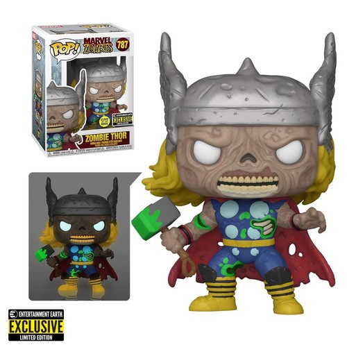 Funko POP! MARVEL ZOMBIES ZOMBIE THOR Glow-In-The-Dark Figura 3.75 ...