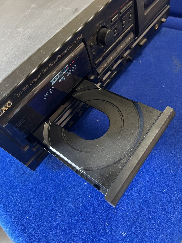 TEAC AD-500 CD Player and Reversing Cassette Recording Deck | eBay