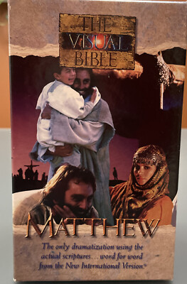 SET OF 4 THE VISUAL BIBLE Matthew VHS Movies Video Tapes NIV Word for ...