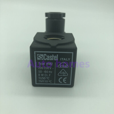 Castel Hunson solenoid valve coil 380/9100/RA6 Type HM2 220V 24V | eBay