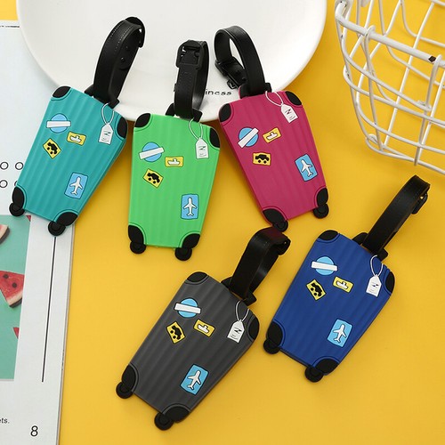 Creative Cartoon Luggage Tags design ID Identifier Tag Address travel ...