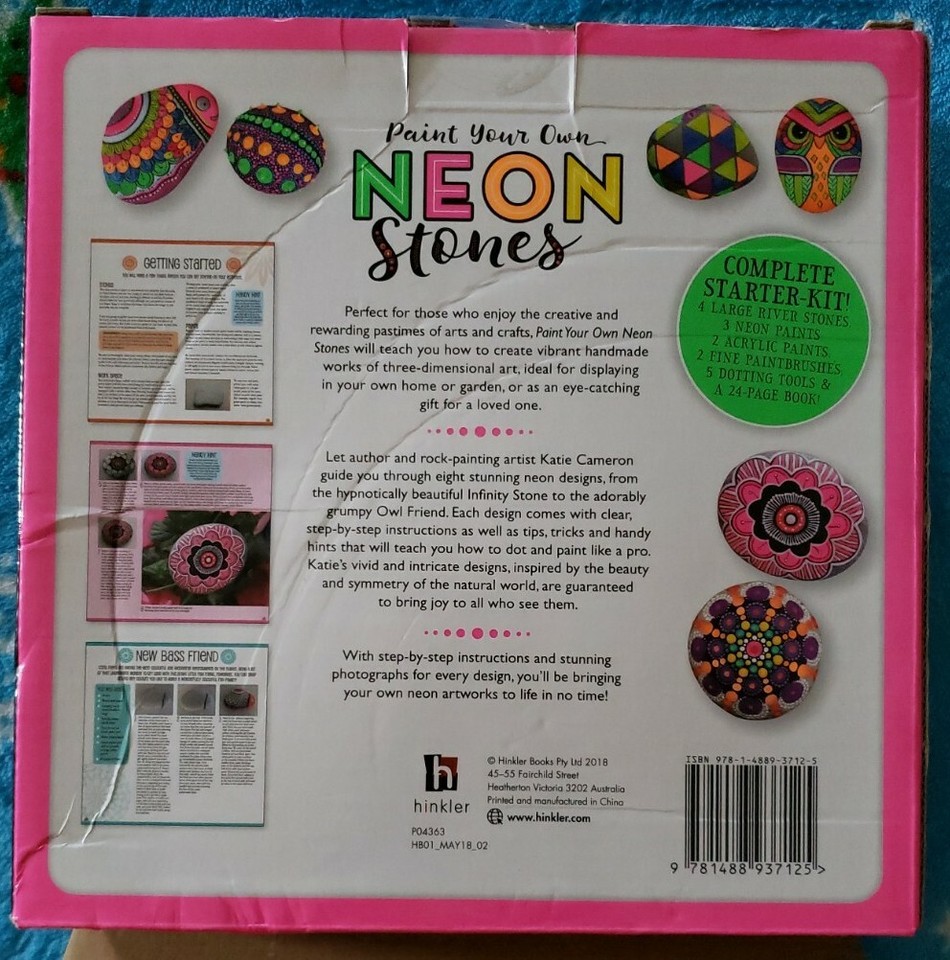 New~Paint Your Own Neon Stones Complete Starter Kit | eBay