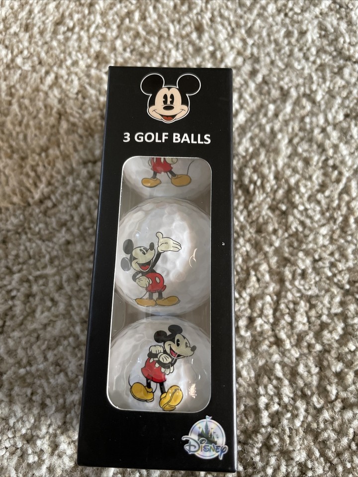 Disney Parks Exclusive Mickey Mouse Golf Balls - 3 Pack | eBay