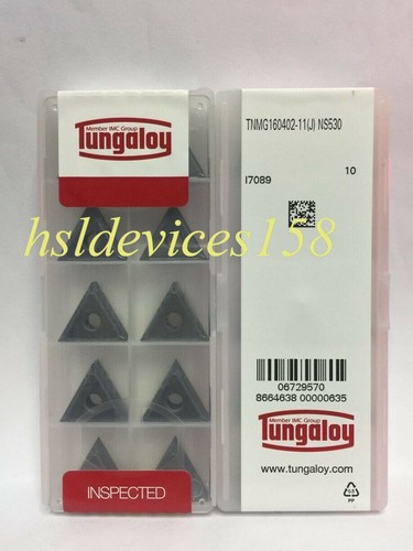 10Pcs /box NEW Tungaloy Triangle CNC Turning Insert TNMG160402-11 NS530 ...