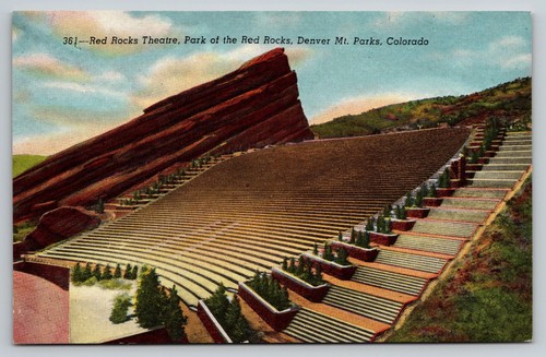 Denver Colorado Red Rocks Theatre Park CO Postcard | eBay