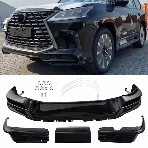Black Front Rear Lower Diffuser Lip Spoiler Body Kits for Lexus LX570 ...