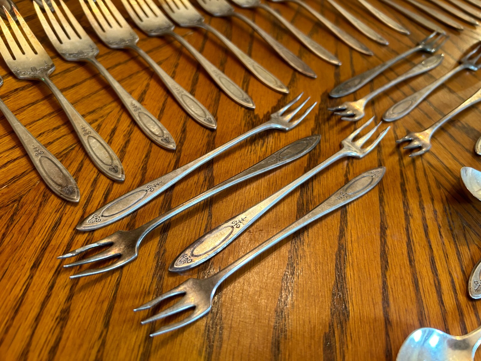 67-Piece Vintage Oneida Community Silverplate Flatware Set – Matching ...