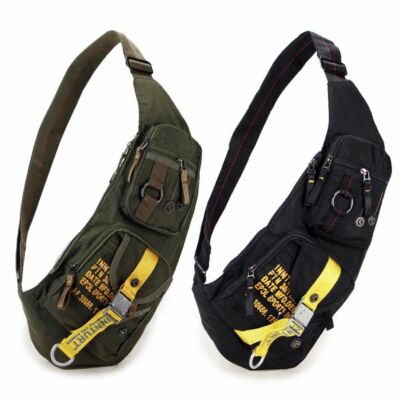 Waterproof Men Sling Cross Body Messenger Shoulder Bag Military Chest ...