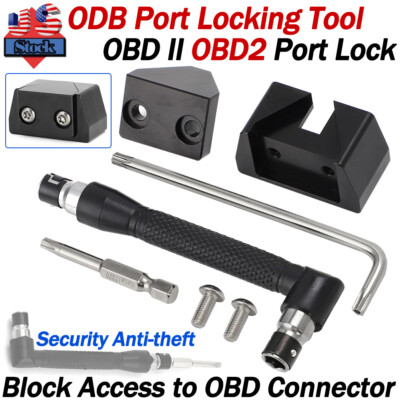 OBD II OBD2 PORT LOCK Security Anti-theft Tool Kit Block Access to OBD ...