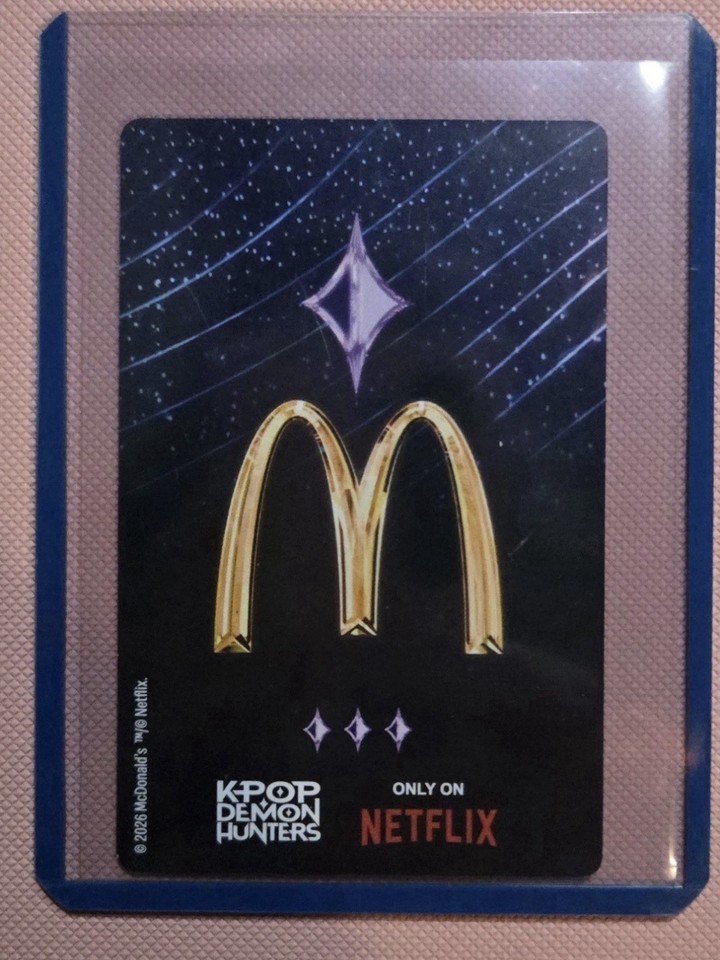 McDonald's KPOP Demon Hunters Rumi Triple Star Rare Trading Card (FREE ...