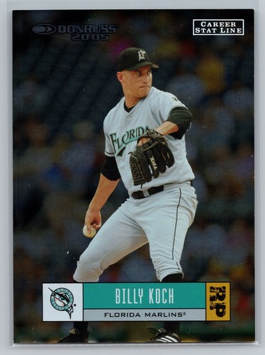 2005 Donruss Billy Koch Stat Line Career #/163 #142 | eBay
