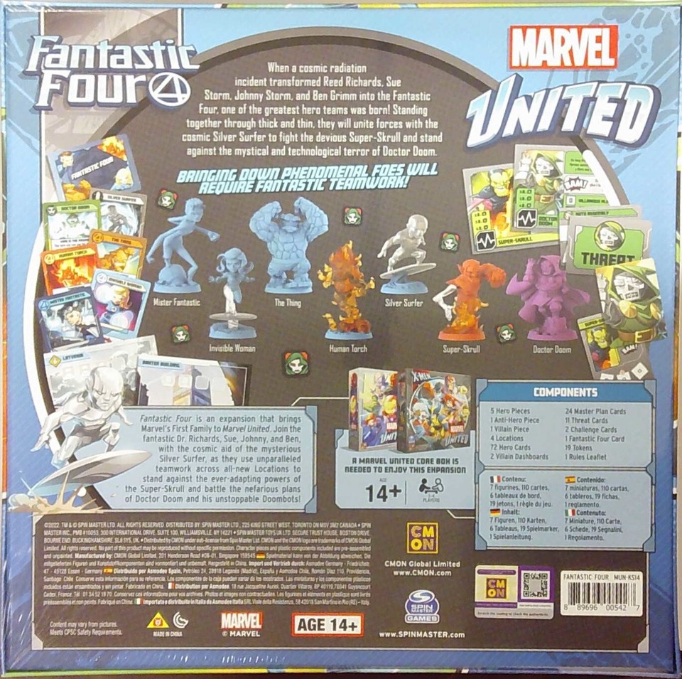 MARVEL UNITED: FANTASTIC FOUR (MUN KS14) | eBay