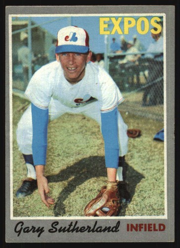 1970 Topps #632 Gary Sutherland VGEX Expos 569689 | eBay