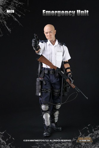 IN Stock 1/6 scale Mini times toy M020 Hong Kong Emergency Unit Police ...
