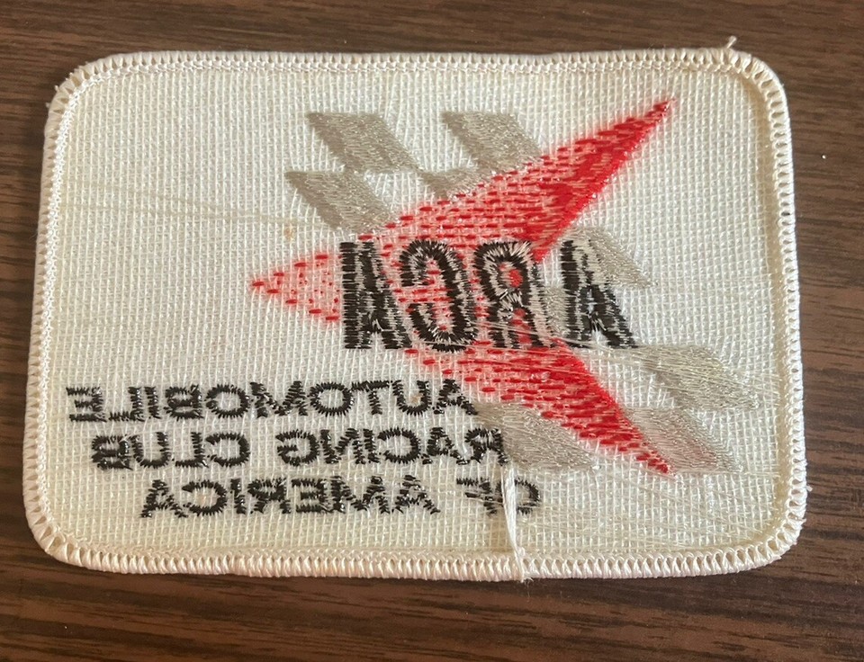 Vintage NASCAR ARCA Automobile Racing Club Of America Advertising Patch ...
