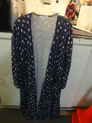 LulaRoe L multicolor cover up open front long sweater long sleeve | eBay