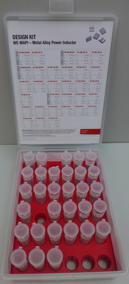 Wurth Design Kit WE-MAPI - Metal Alloy Power Inductor 744 383 2 | eBay