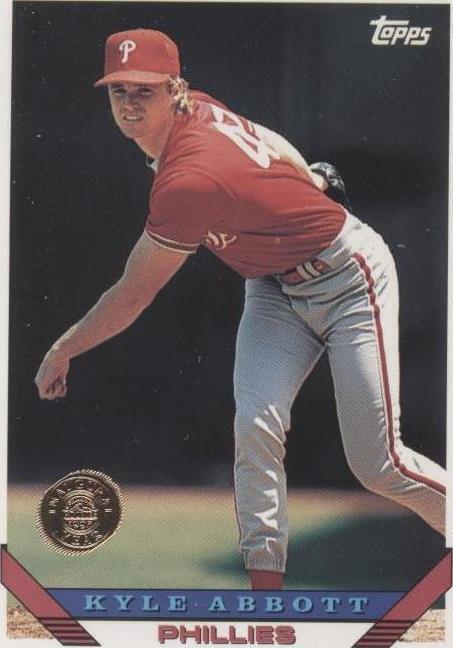 1993 Topps - Kyle Abbott #317 Inaugural Colorado Rockies for sale ...