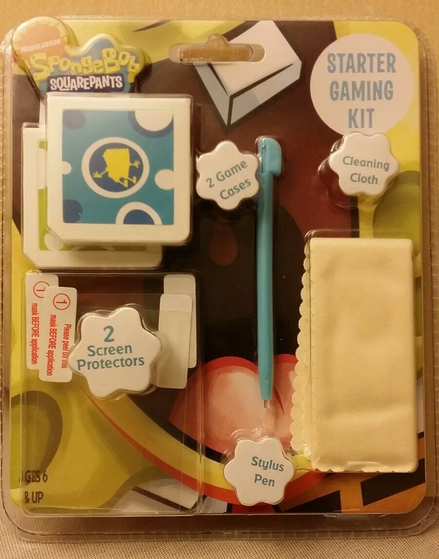 Nickelodeon SpongeBob Squarepants NEW Starter Gaming Kit for DSL/DSi | eBay