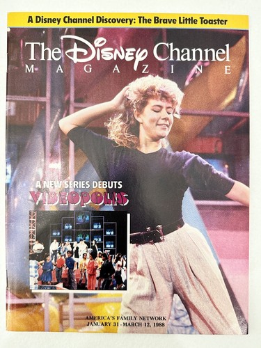 ⏯️1988 Disney Channel Mag Jan 31–Mar 12 – New Series Debuts: Videopolis ...