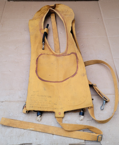 WW2 USAAF US ARMY AIR FORCE TYPE B-4 MAE WEST LIFE VEST LIFE PRESERVER ...