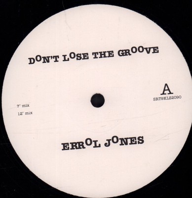 Errol Jones Non Perdere Il Groove 12" Vinile UK Privato 1989 Promo ...