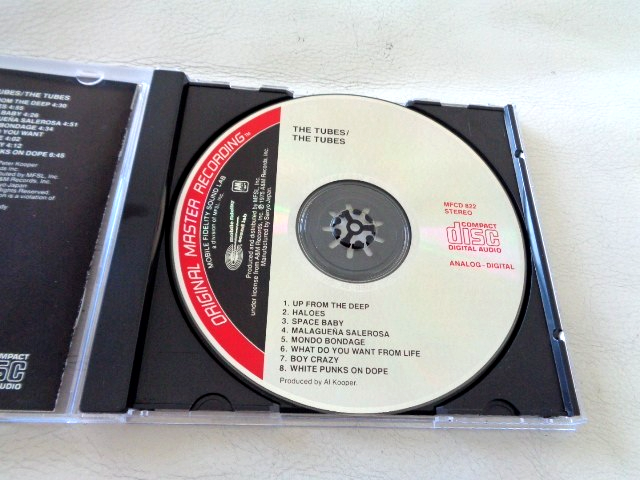 The Tubes – The Tubes 1985 MFSL Sanyo Japan CD MFCD 822 White Punks On ...