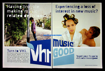 VH1 Music TV Channel 2005 Trade Print Magazine Ad Poster ADVERT | eBay