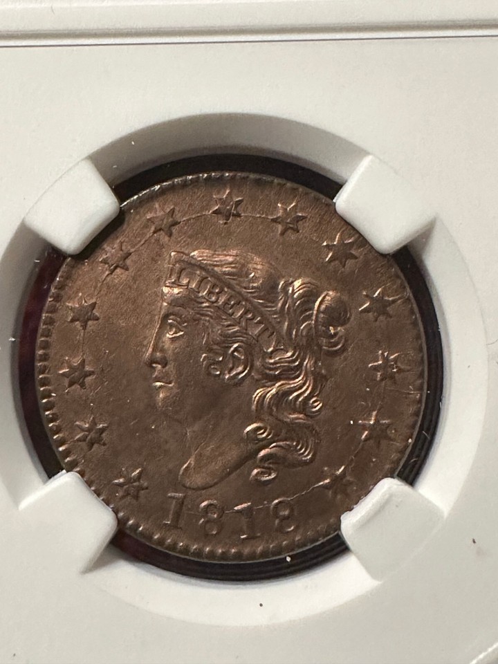 1818 Large Cent NGC UNC. DETAILS Cleaned | eBay