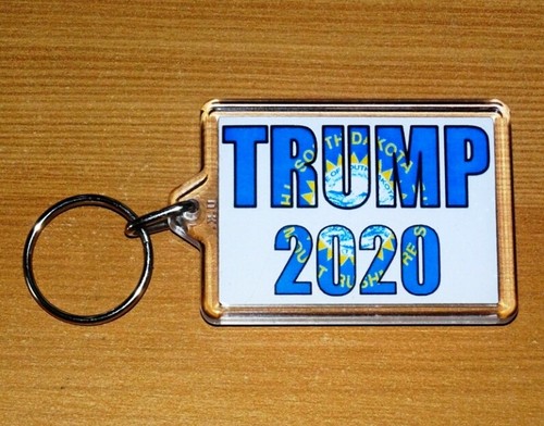 President Donald Trump 2020 Keyring South Dakota Flag Double Sided Key ...