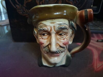 4.5" toby mug, pipe handle, ,gentleman face, very good condition | eBay