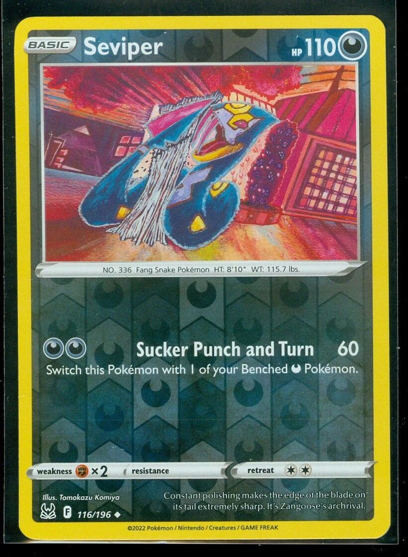 Pokemon Seviper Card