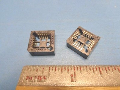 (10) SAMTEC PLCC-020-F-N 20 pin PLCC SMT Surface Mount Gold/Tin Lead IC Socket | eBay