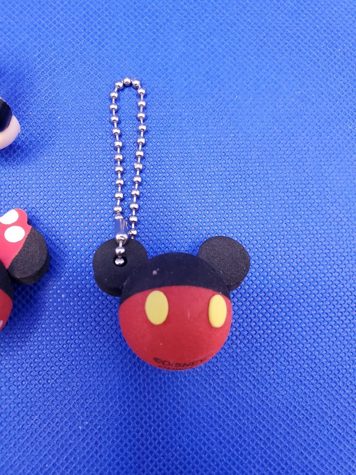 Disney Mickey Minnie Mouse Icon Ears Shaped Dense Foam Keychains ...