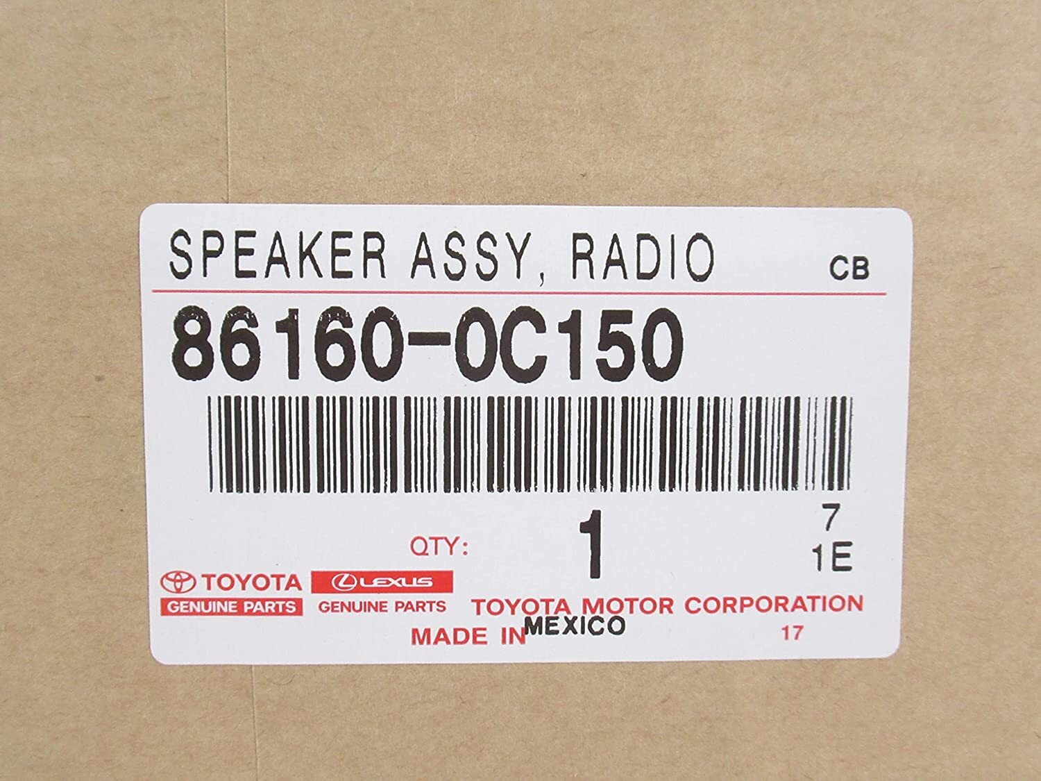 GENUINE TOYOTA TUNDRA SEQUOIA FRONT LOWER RADIO SPEAKER ASSEMBLY OEM ...
