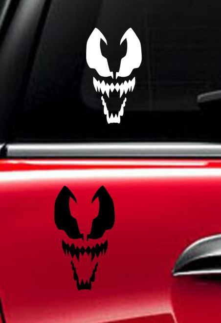 Venom Emblem Logo Vinyl Decal Sticker Emblem Logo Vinyl Decal