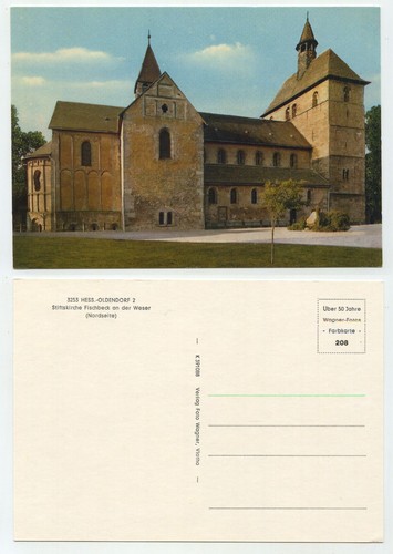 123478 - Hess.-Oldendorf - Stiftskirche Fischbeck - alte Ansichtskarte ...