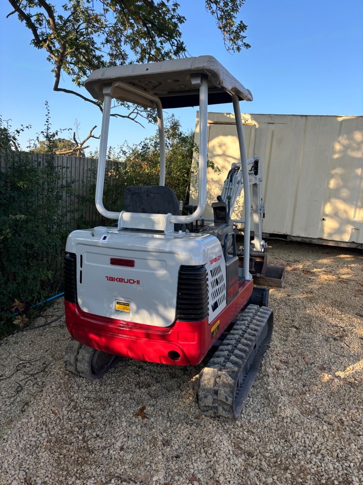 2007 Takeuchi tb016 digger excavator c/w 3 buckets expanding tracks ...